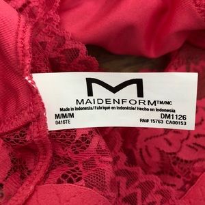 Maidenform | Intimates & Sleepwear | Maidenform Lace Tback Bikini Pink ...